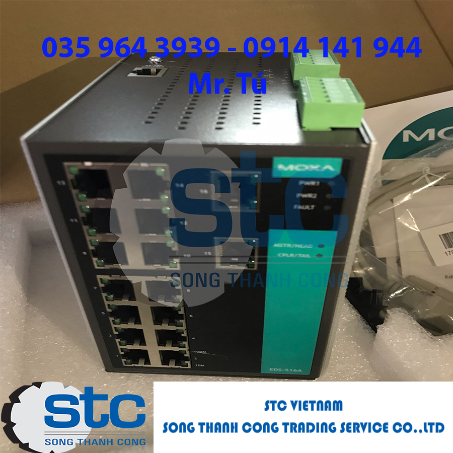 EDS-305-M-SC-T- Unmanaged Switches – Moxa - Song Thanh Cong