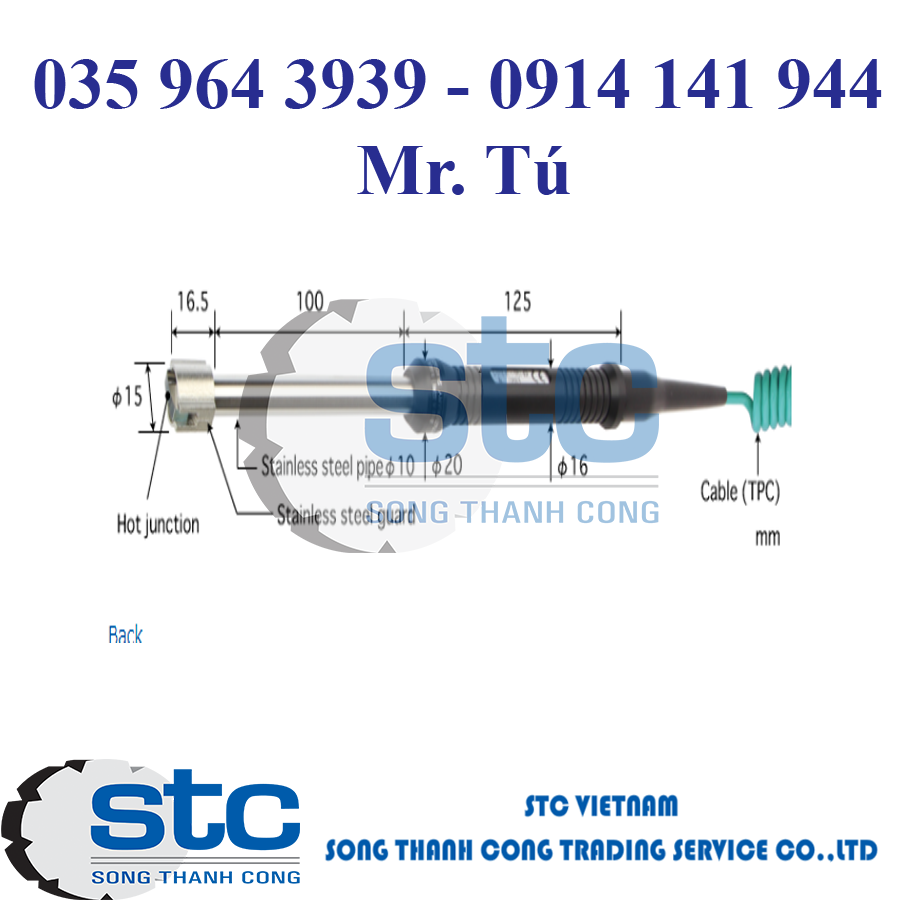 S-221K-01-1-TPC1-ASP – Đầu dò nhiệt độ - Anritsu - Song Thanh Cong